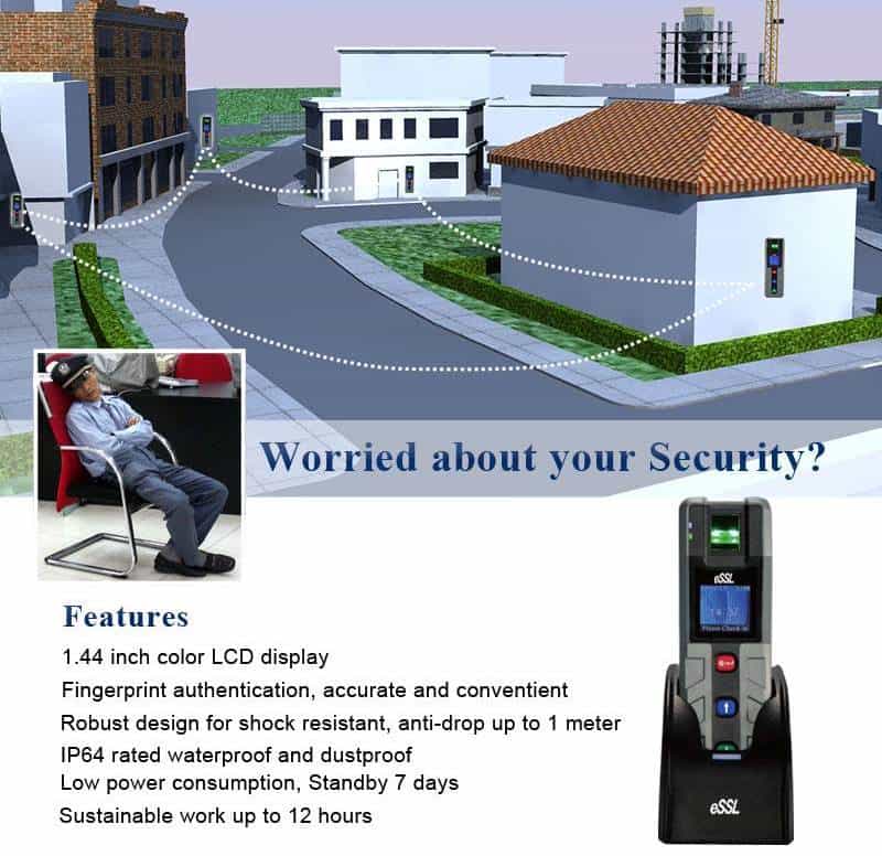 Guard Patrol System Biometric eSSL Best Guard Tour System