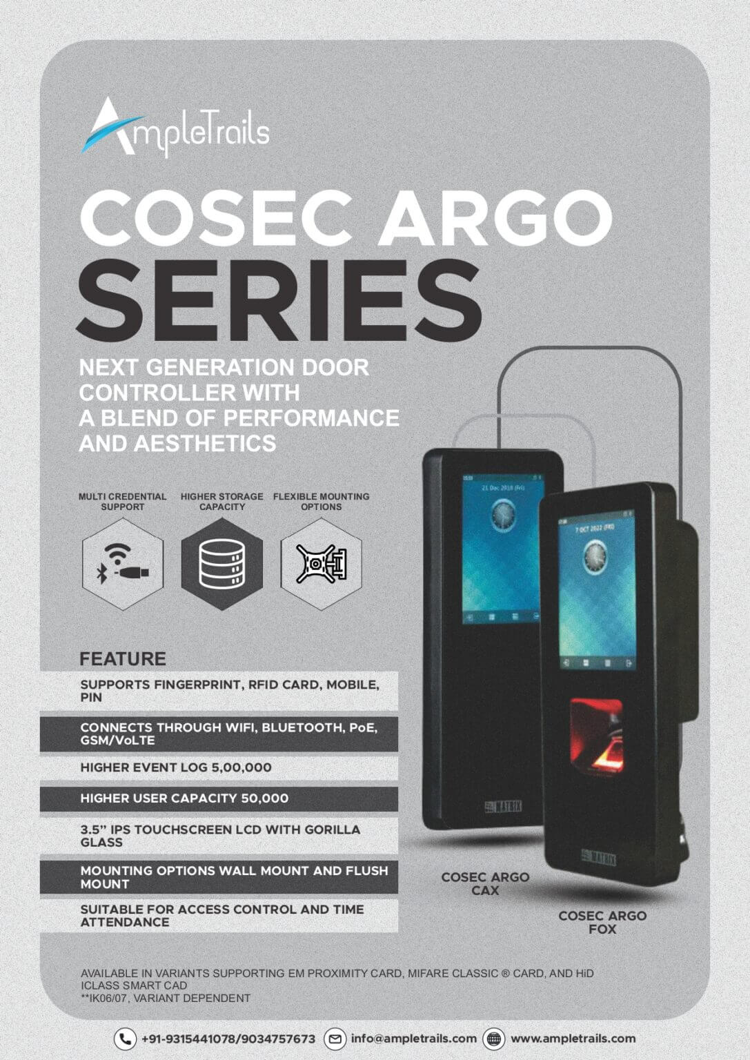 Matrix COSEC ARGO FACEE - NO contact Accurate Fast