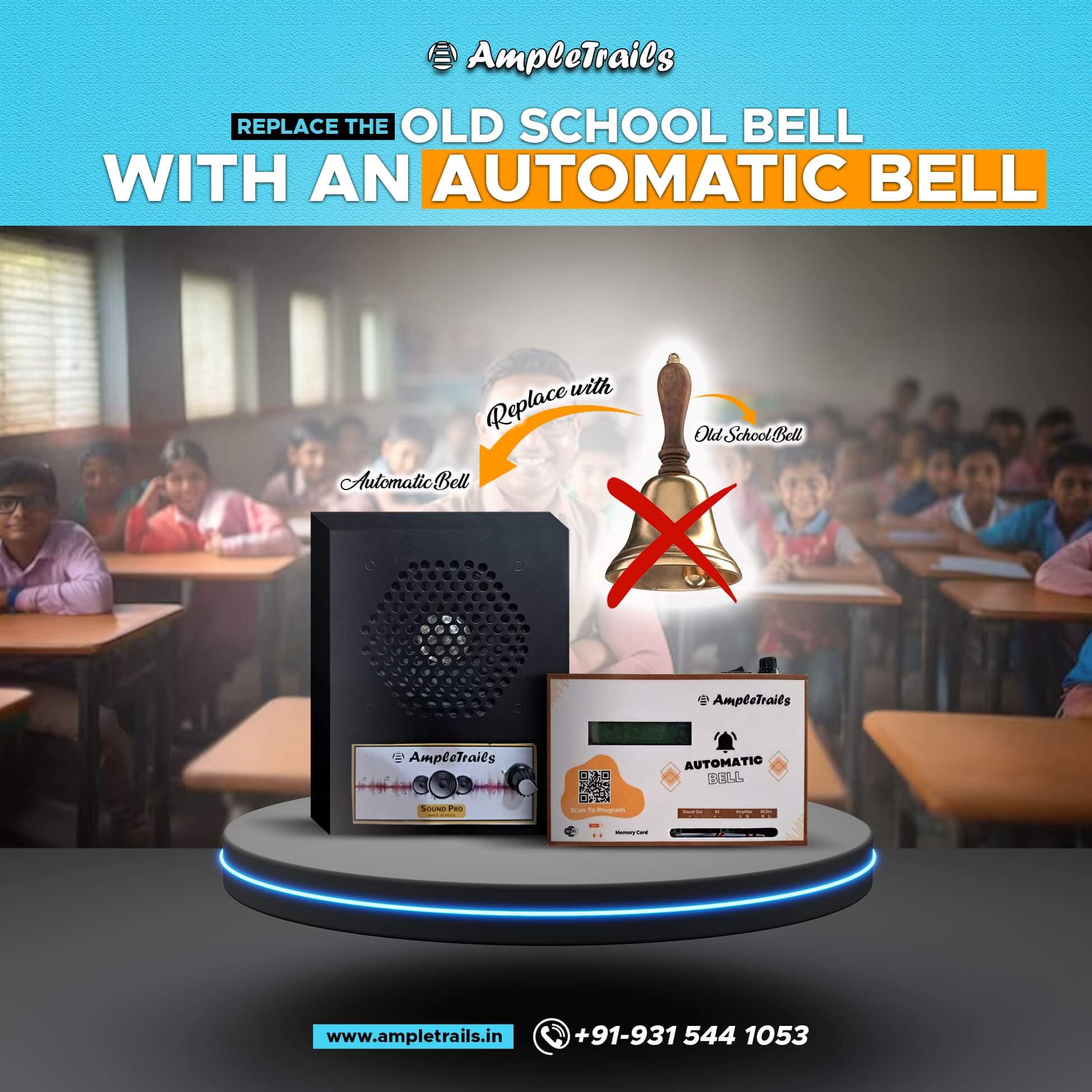 Automatic School Bell System Automatic Bell School Electronic bell